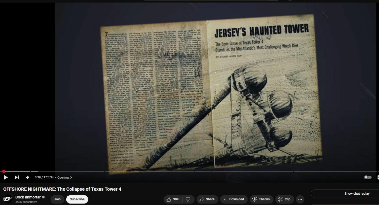 SAGE Info per Offshore Nightmare The Collapse of Texas Tower 4 – wp ...